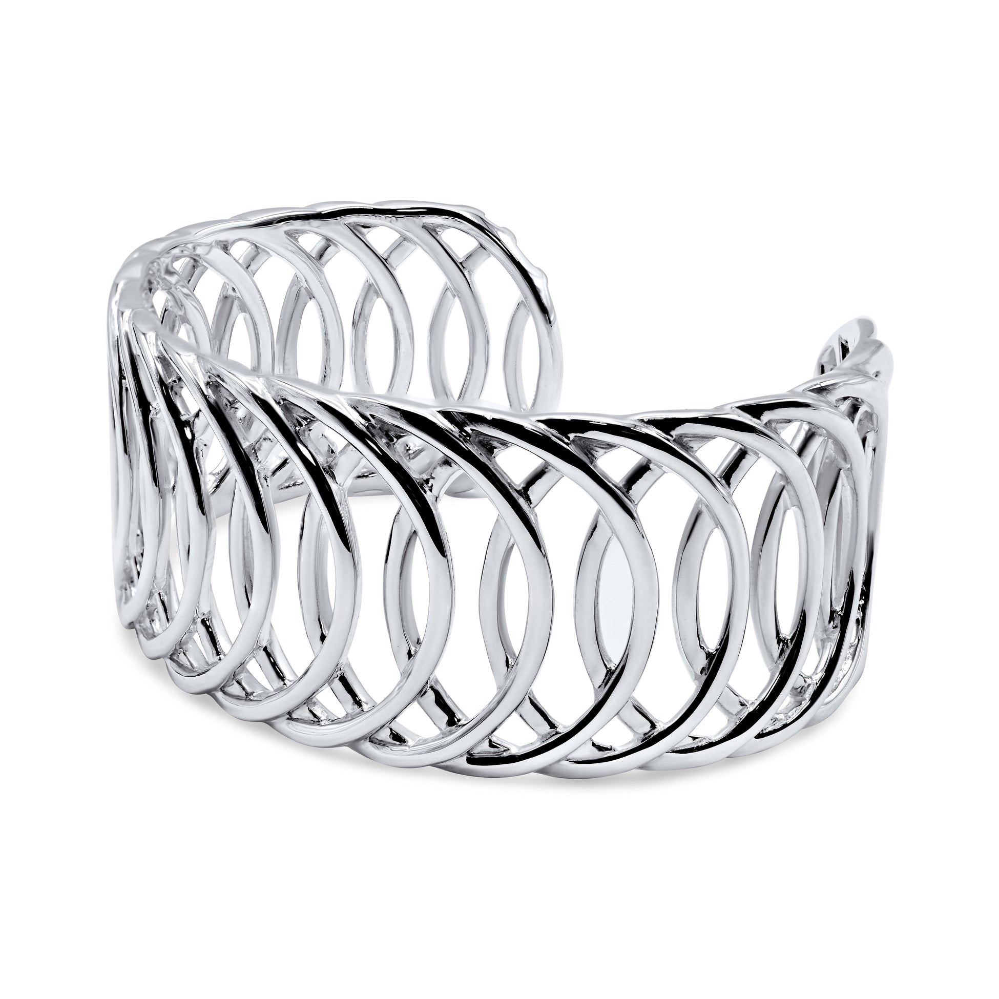 Concentric Orbital Cuff Bracelet | Silver Cuff Bracelet | Afroza Naeem – Afroza Naeem