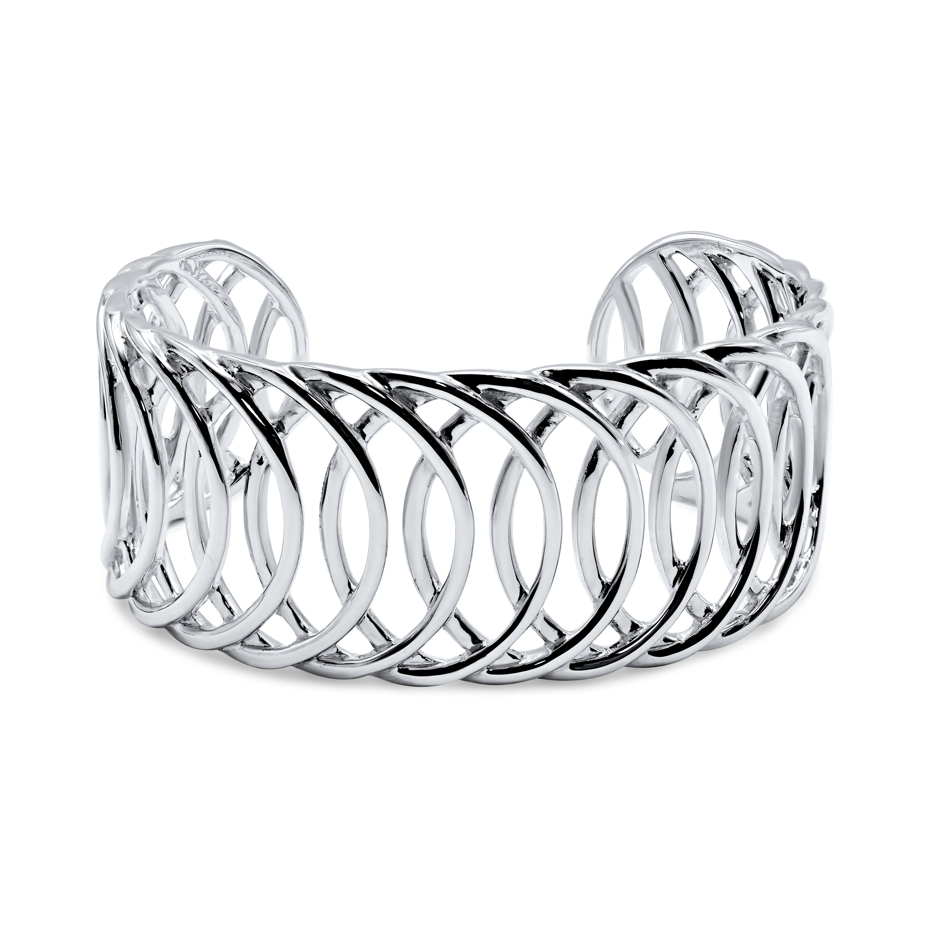 Concentric Orbital Cuff Bracelet | Silver Cuff Bracelet | Afroza Naeem – Afroza Naeem